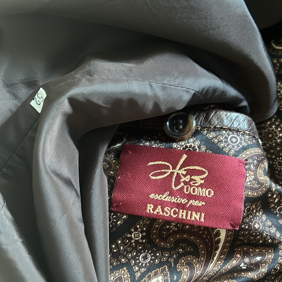 Raschini | Jackets & Coats | Raschini Cashmere Lined Ostrich Leather ...